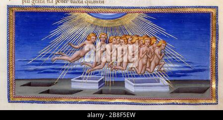 'Paradiso 26: Resurrezione dei Morti' by Giovanni di Paolo depicts the ...