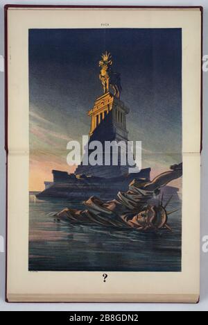 Golden cow replaces Liberty Stock Photo - Alamy