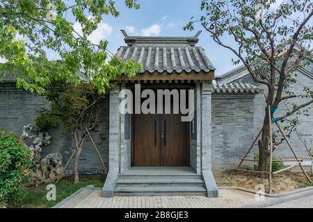 Beijing traditonal courtyard, Ancient Siheyuan Stock Photo - Alamy