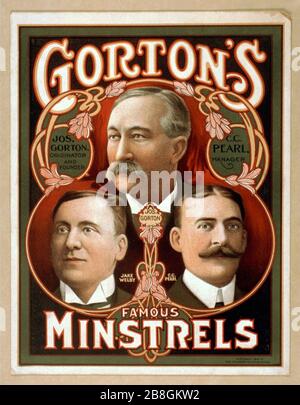 Gorton's famous Minstrels Stock Photo - Alamy