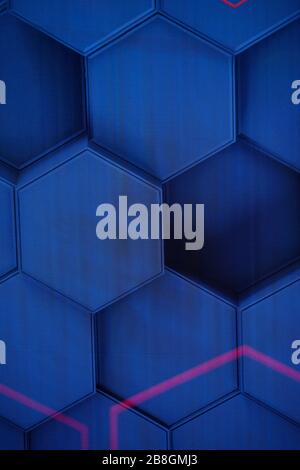 Led neon screen background. Digital screen computer monitor color pixel ...