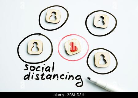 Covid-19, social distancing, virus and lifestyle concept. Proud and ...