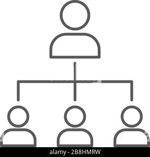 Management icon vector male group of persons symbol avatar for business ...