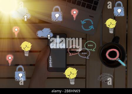 Conceptual hand writing showing What S New Question. Concept meaning ...