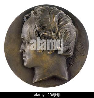 Portrait of Siméon Denis Poisson (1781-1840) a French mathematician ...