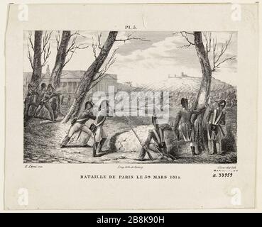 Battle of Paris (30 March 1814). Last battle of the French campaign. It ...