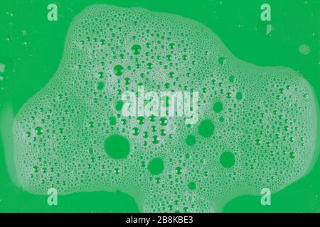 Abstract background white soapy foam texture. Shampoo foam with bubbles ...