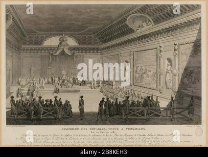 Assembly of Notables, held at Versailles (IT Stock Photo - Alamy
