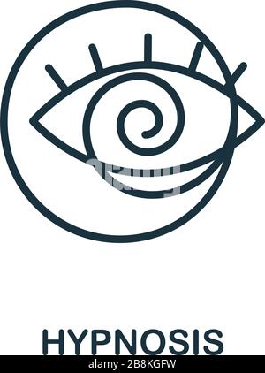 Hypnosis, eye, spiral icon. Vector illustration Stock Vector Image ...