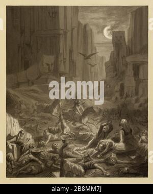 Victor Masson (1849-1917). Illustration of "Notre Dame de Paris", Book ...