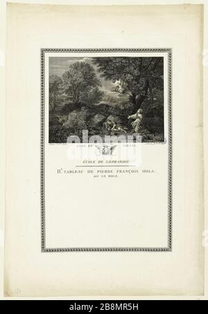 Jean-Baptiste Racine. Agar and Ismaël after Mola. Eat and chisel, 1786 ...