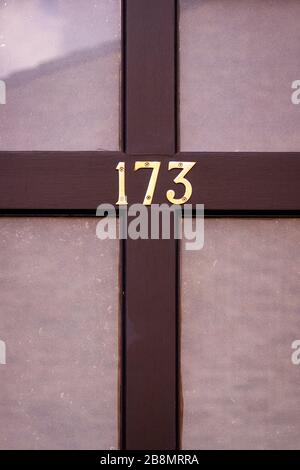 House number 173 Stock Photo - Alamy
