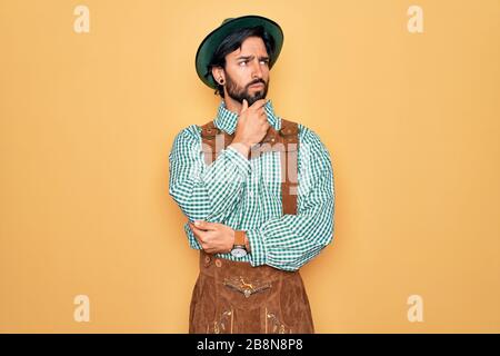 Young handsome man wearing tratidional german octoberfest custome for ...