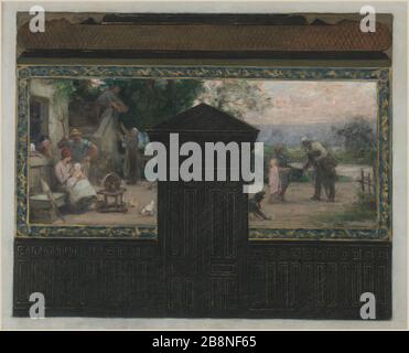 Jacques Ferdinand Humbert (1842-1934). "Sketch for the Pantheon: the ...