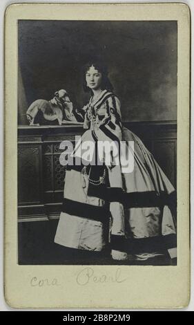 Portrait of Cora Pearl (Elisabeth Emma Crouch said 1835? -1886 ...