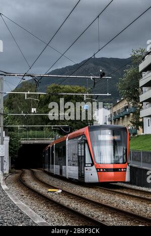 Bybanen Bergen light rail public transport transit transportation near ...