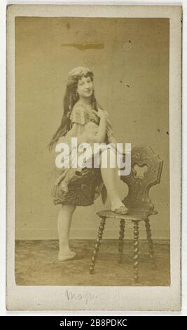 Portrait of Esther Moses, dancer Imperial Circus in 1862, at the ...