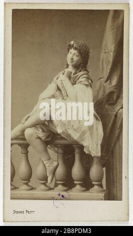 Portrait of Esther Moses, dancer Imperial Circus in 1862, at the ...