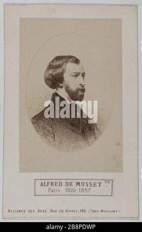 Portrait of Alfred de Musset (1810-1857), David d'Angers, Pierre-Jean ...