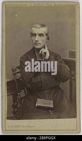 Portrait of Adolphe Perraud, (1828-1906), (Bishop of Autun, Cardinal ...