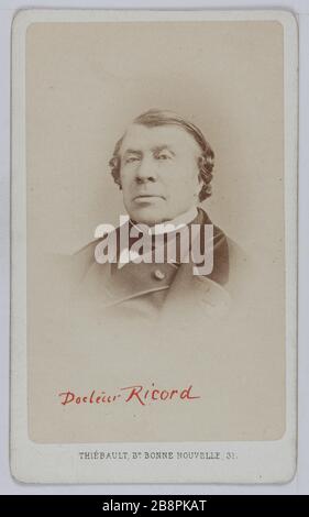 Portrait of Philippe Ricord (1800-1889), surgeon, between 1800 and 1889 ...