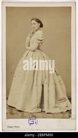 Portrait of Catherine Marie Royer, (1841-1873), (actress) Augustin Aimé ...