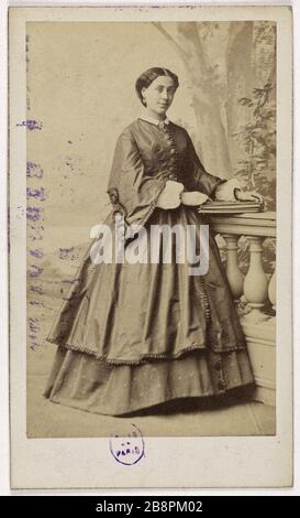 Portrait of Catherine Marie Royer, (1841-1873), (actress) Augustin Aimé ...