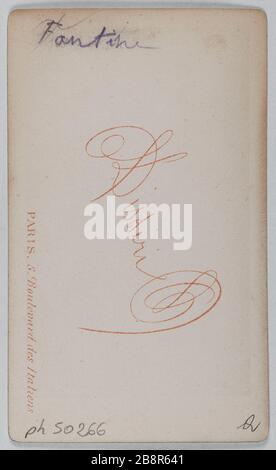 Portrait of Fantine (actress) Portrait de Fantine, actrice. Carte de ...