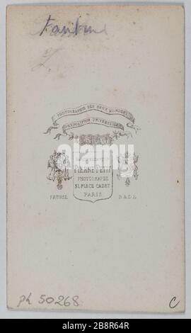 Portrait of Fantine (actress) Pierre Petit (1831-1917). Portrait de ...