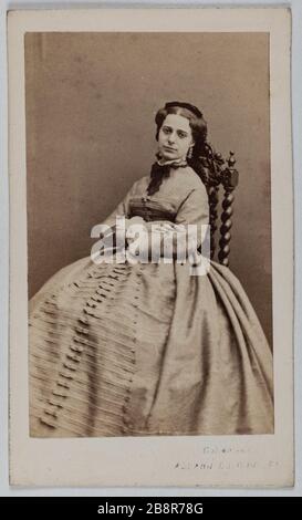 Portrait of Emma Fleury (Richard Wilkinson), (1837-), (actress in the ...
