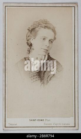 Portrait of Emma Fleury (Richard Wilkinson), (1837-), (actress in the ...
