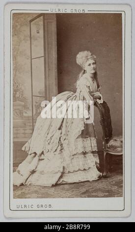Portrait of Emma Fleury (Richard Wilkinson), (1837-), (actress in the ...