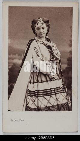 Portrait of Fanny Genat (1831-1902), (dancer, mime, actress) Portrait ...
