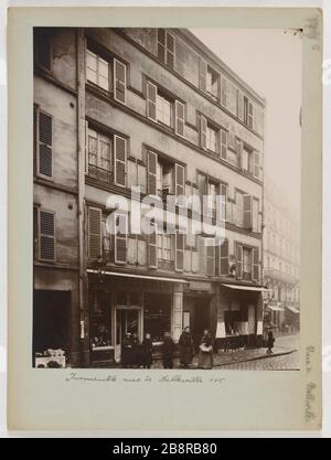 Paris (20th arrondissement), France The area, location of the old ...