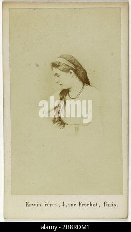 Portrait of Leonide Leblanc, (1842-1894), (actress) Portrait de Léonide ...
