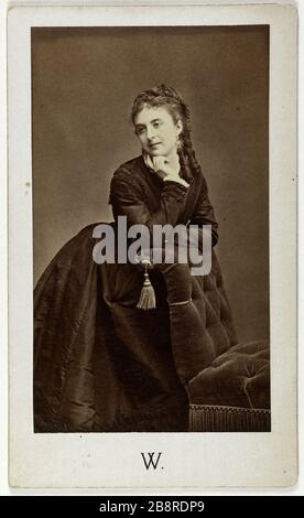 Portrait of Leonide Leblanc, (1842-1894), (actress) Portrait de Léonide ...