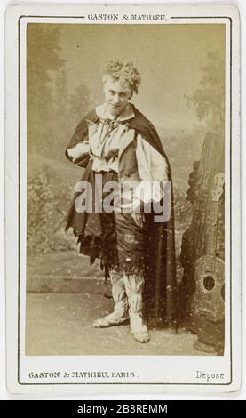 Portrait of Martha actress. Gaston, Mathieu & Cie. Portrait de Martha ...