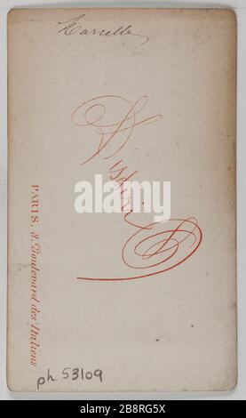 Portrait of Marcelle (actress) Portrait de Marcelle, actrice. Carte de ...