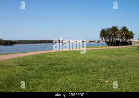 Bridge over umgeni river at blue lagoon, Durban, South Africa Stock ...