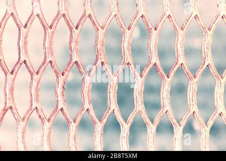 holey metallic lattice texture. background Stock Photo - Alamy