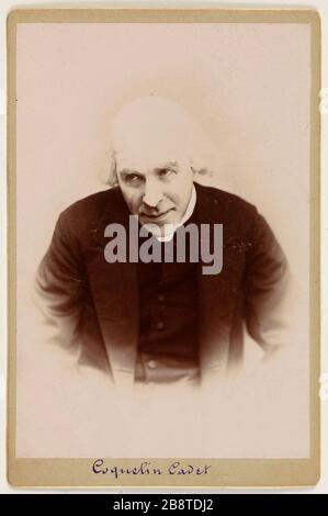 Portrait de Ernest Coquelin dit Coquelin le Cadet (1848-1909), acteur ...