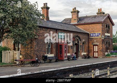 Hadlow Road Train Station Museum in Willaston Cheshire September 2020 ...