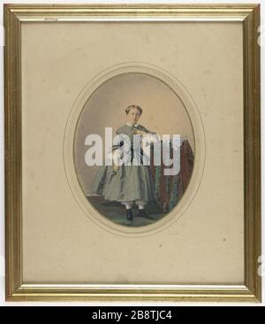 Mayer Frères et Pierson. "Madeleine de Maleret". Colled albumin draw ...