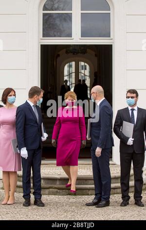 Slovak President Zuzana Caputova appointed a new government headed by ...