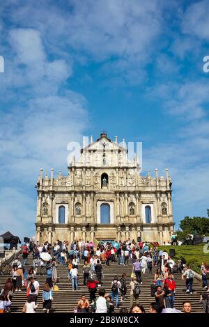The Ruins of Saint Paul's are the ruins of a 17th-century Catholic religious complex in Santo ...