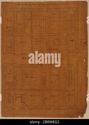 Map of the cellar. 2 Stock Photo - Alamy