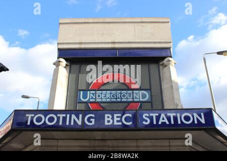 Tooting Bec Tube Station Stock Photo - Alamy