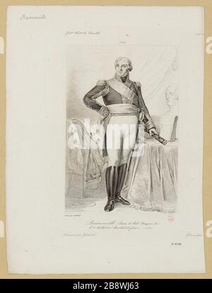 The portrait of Pierre Riel, Marquis de Beurnonville, represents an ...
