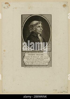 Joseph Chalier. President of Leo District in 1793. Angélique Allais ...