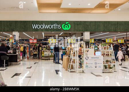 checkout at Woolworths supermarket retail store in sydney new south ...